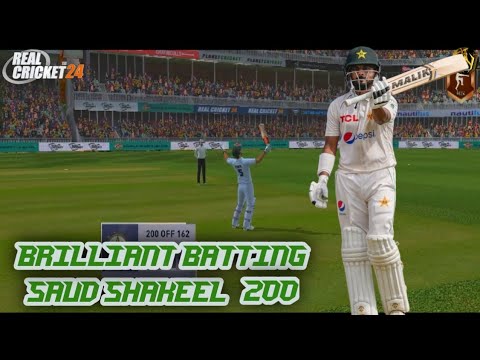 Saud Shakeel Brilliant Batting Double Ton Against Australia|| HH Gamerz ...