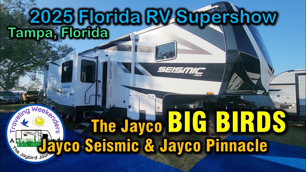 Jayco BIG BIRDS: We tour the Jayco Seismics and Jayco Pinnacles at the ...