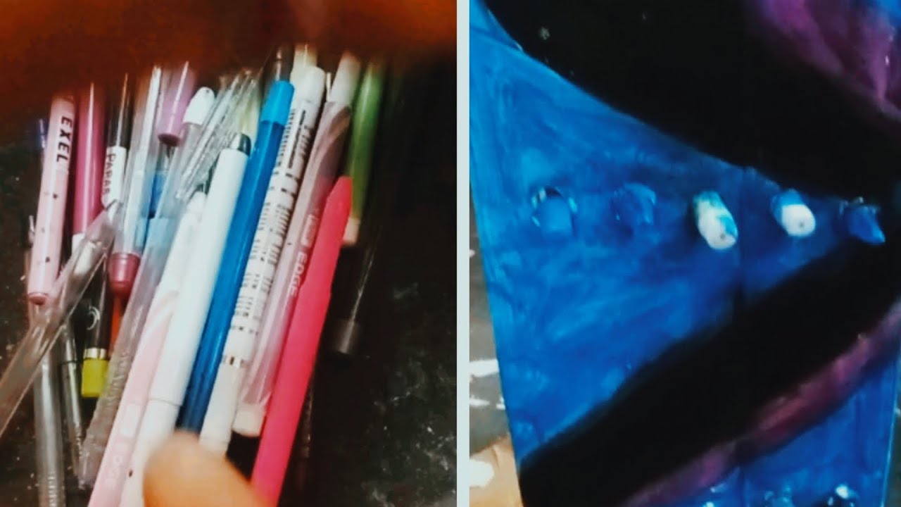 Waste pen idea 🥰🥰 | Home decorating ideas | Easy idea | - YouTube