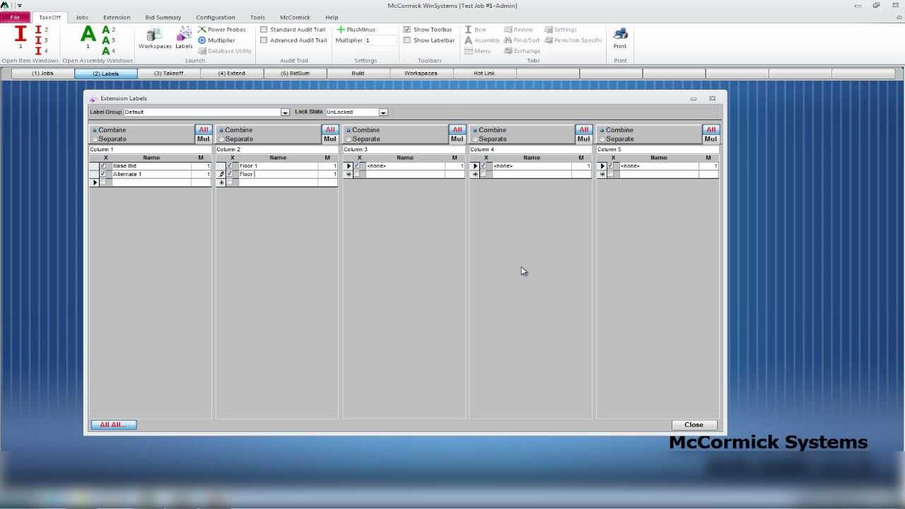 McCormick Systems Training Video 2 - Labels - YouTube