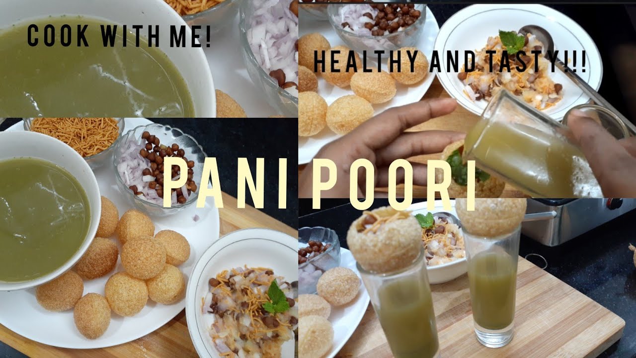 Vitamin c rich pani poori | how to make pani poori | pani poori masala ...