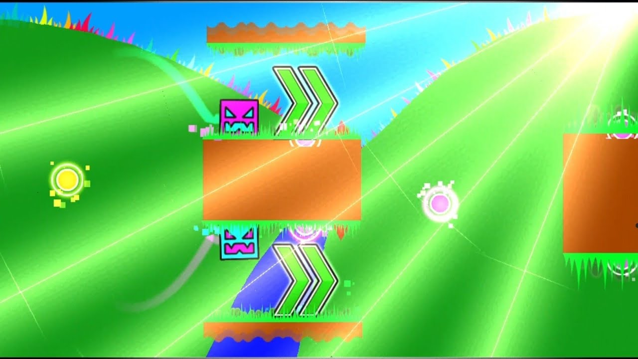 Caves And Mountains [Preview 2/ Layout] [New Level] GD (Geometry Dash ...