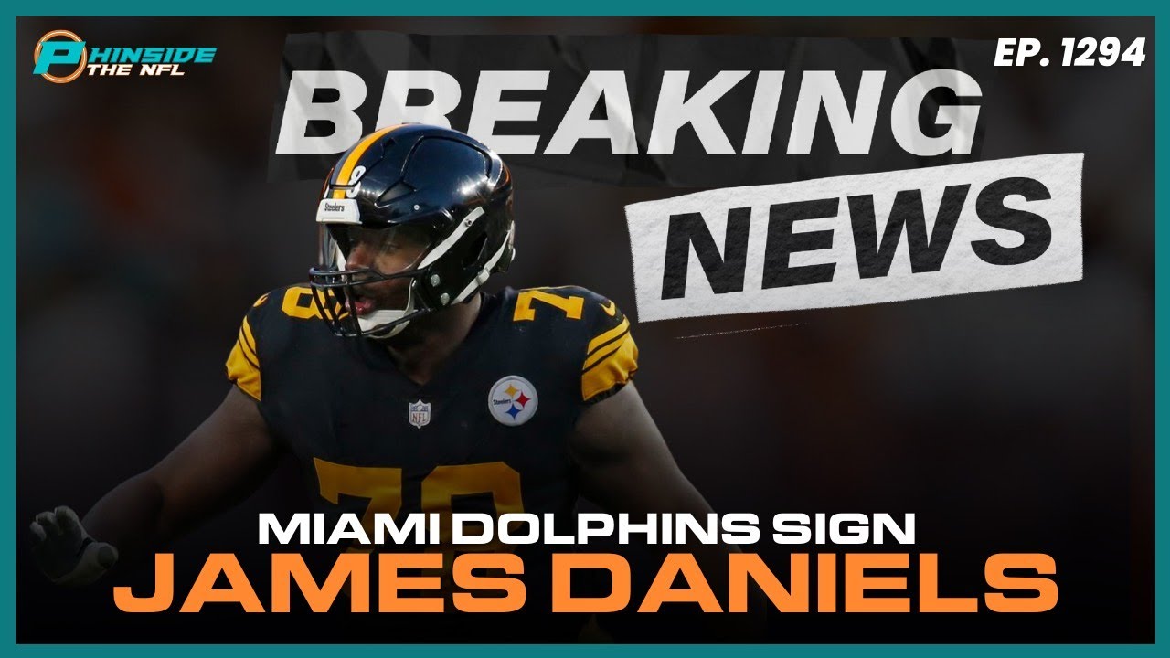 BREAKING NEWS! Miami Dolphins Sign James Daniels! - YouTube
