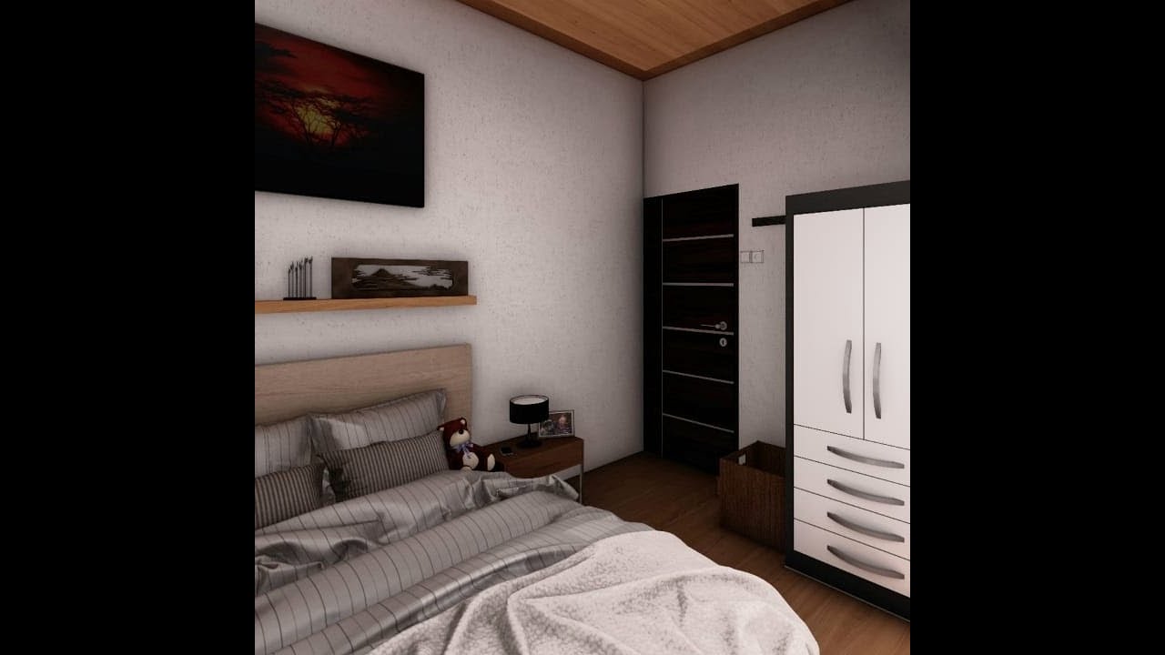 3X3 Meters Bedroom Design - YouTube