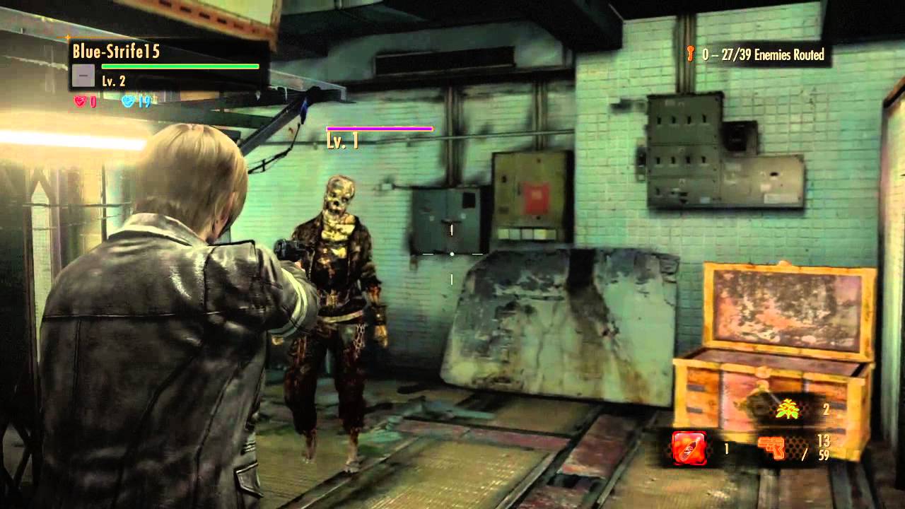 Resident Evil Revelations 2 -RAID MODE- Leon Gameplay - YouTube