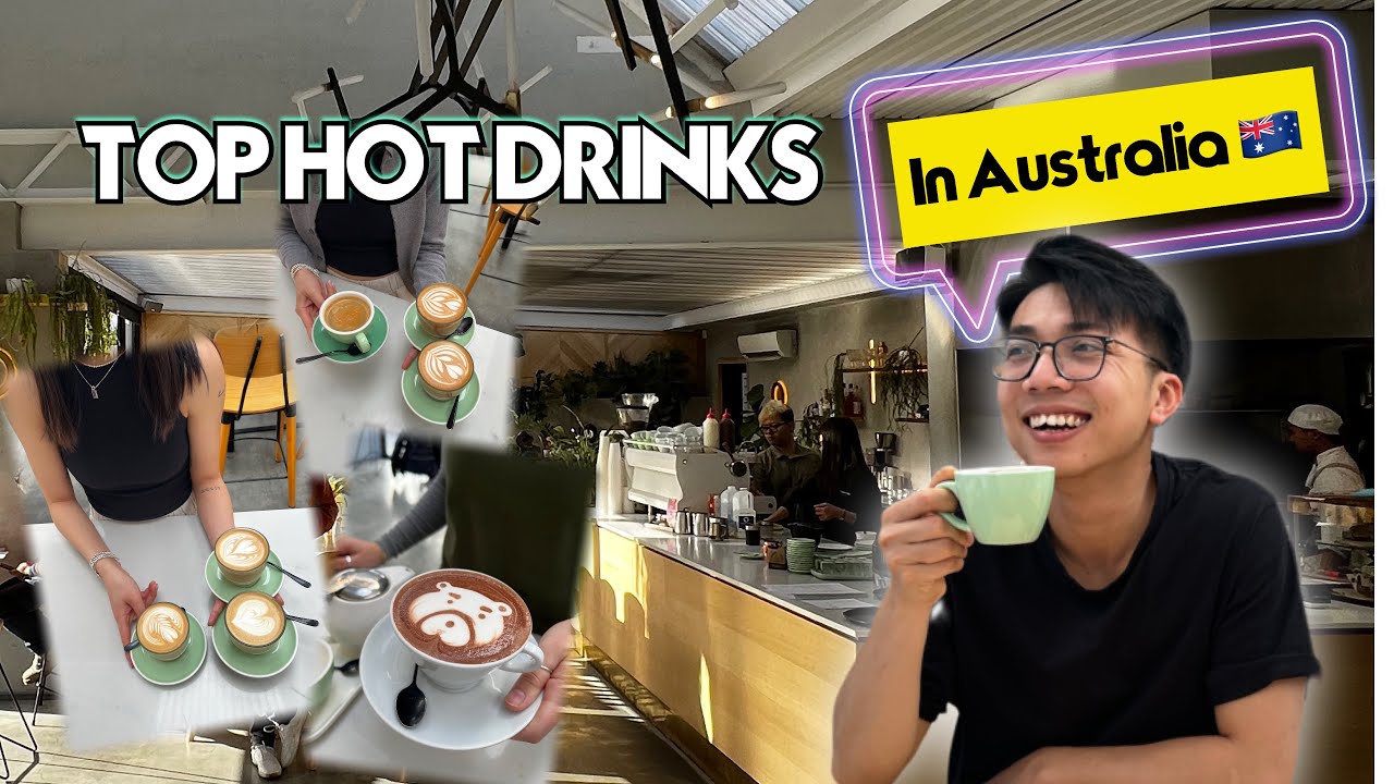 Popular hot drinks in the Cafe (Australia) / Các đồ uống nóng phổ biến ...