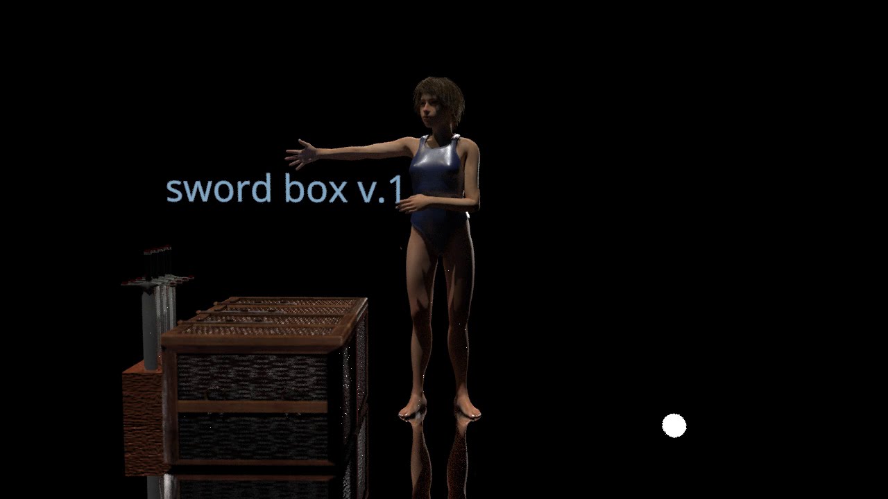 sword box illusion v.1 swimsuit - YouTube