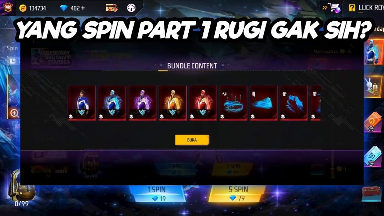 YANG SPIN PART 1 RUGI GAK SIH? TES HOKI SPIN BUNDLE RELAUNCH ...