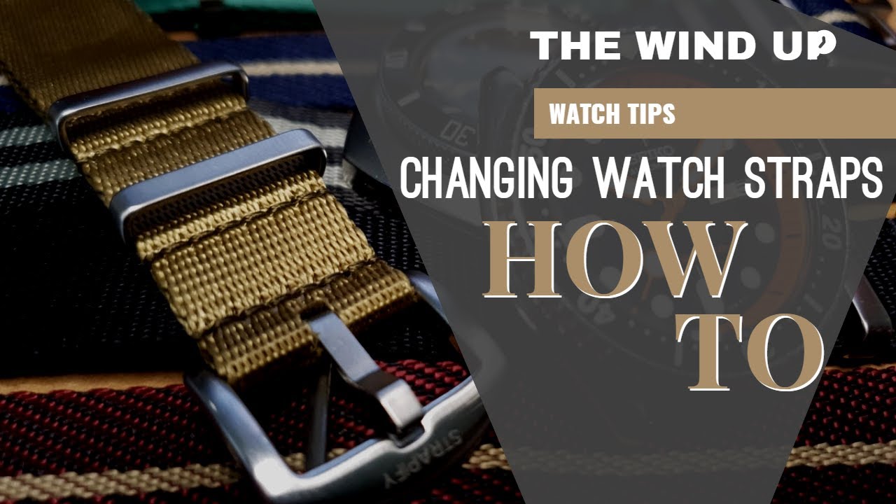 How to change watch straps - YouTube