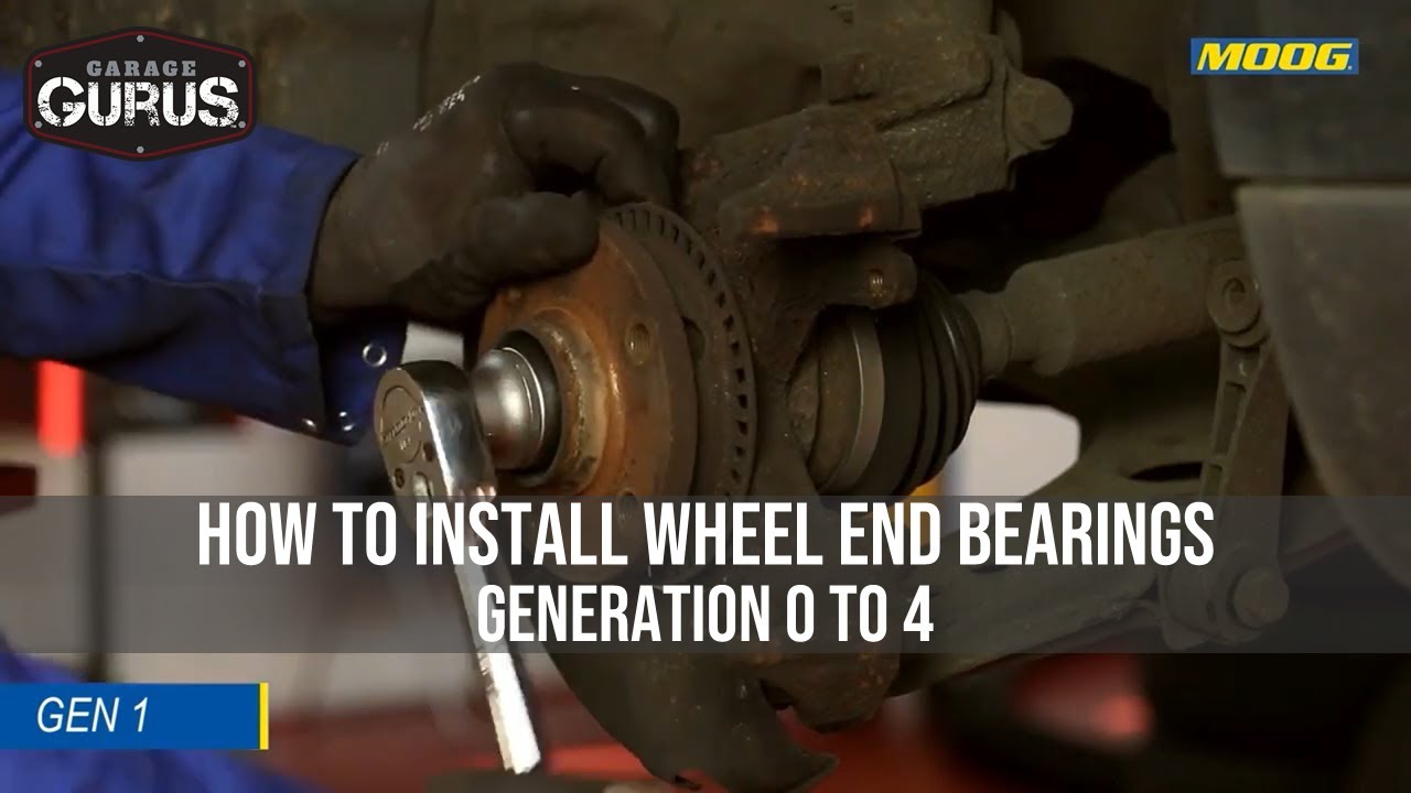 Learn how to install Wheel End Bearings as an expert Generation 0 till ...