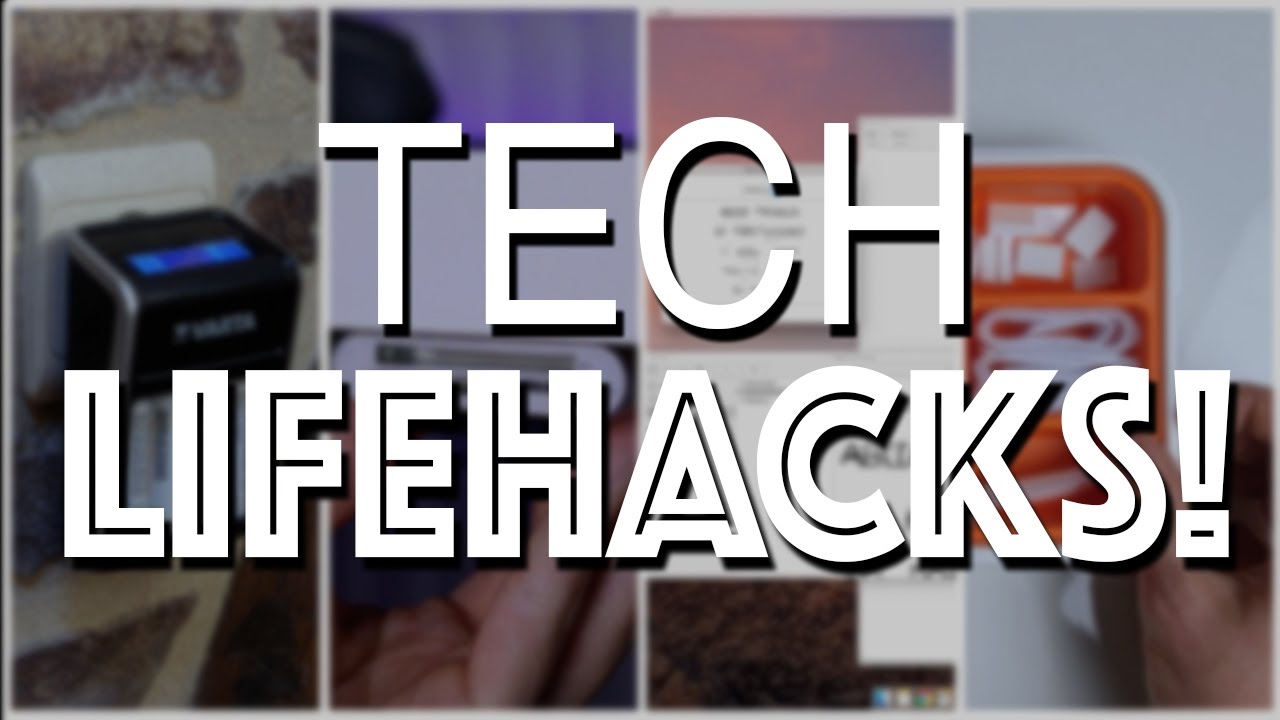 10 Cool Tech Life Hacks! - YouTube