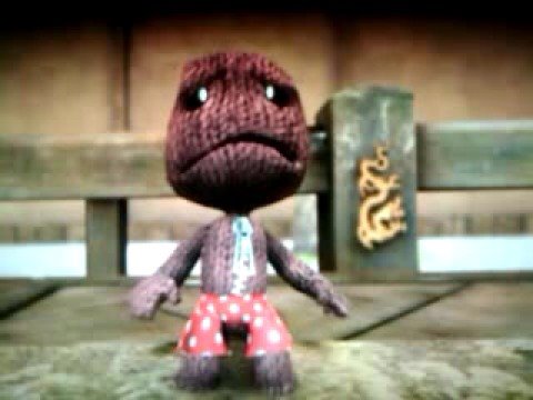 Little Big Planet sackboy face expressions - YouTube