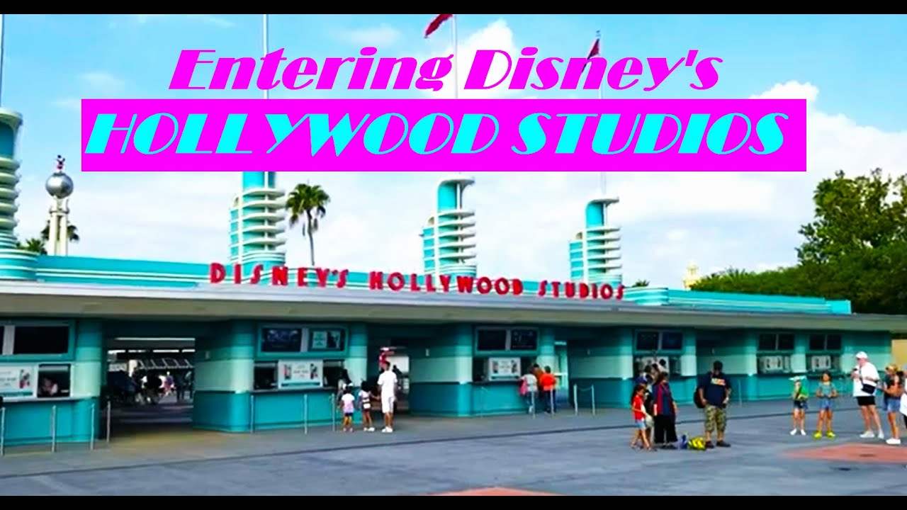 Entering Hollywood Studios - Walt Disney World Florida - YouTube