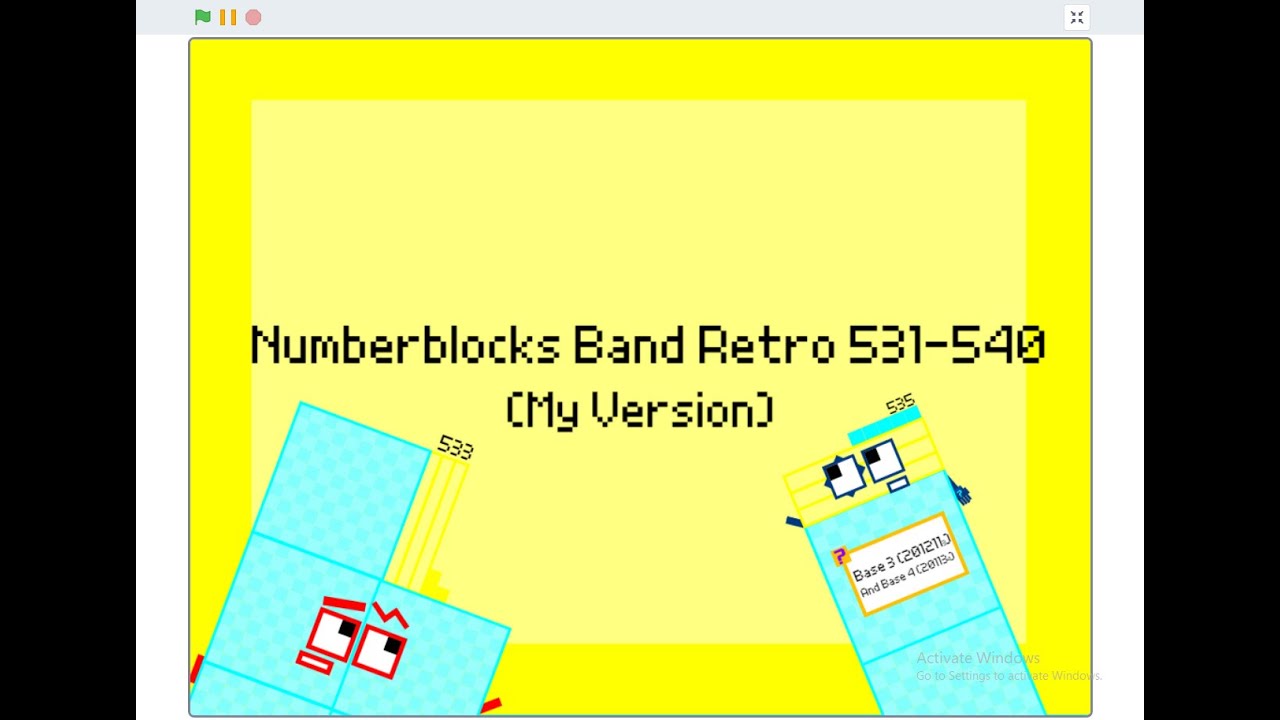 Numberblocks Band Retro 531-540 (My Version) - YouTube