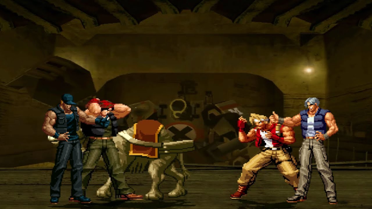 [Mugen - Ikari Warriors vs. Metal Slug] Ralf Jones/Clark Steel vs ...