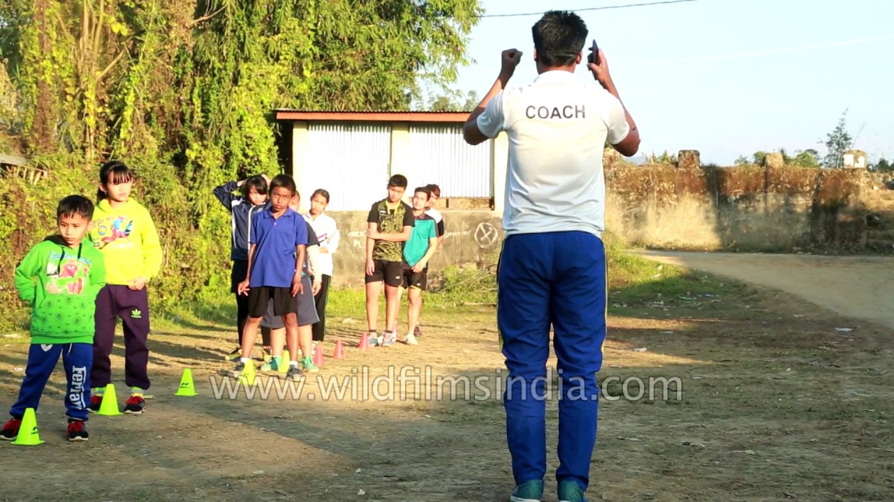 Warm-up exercises for table tennis in Imphal, Manipur - YouTube