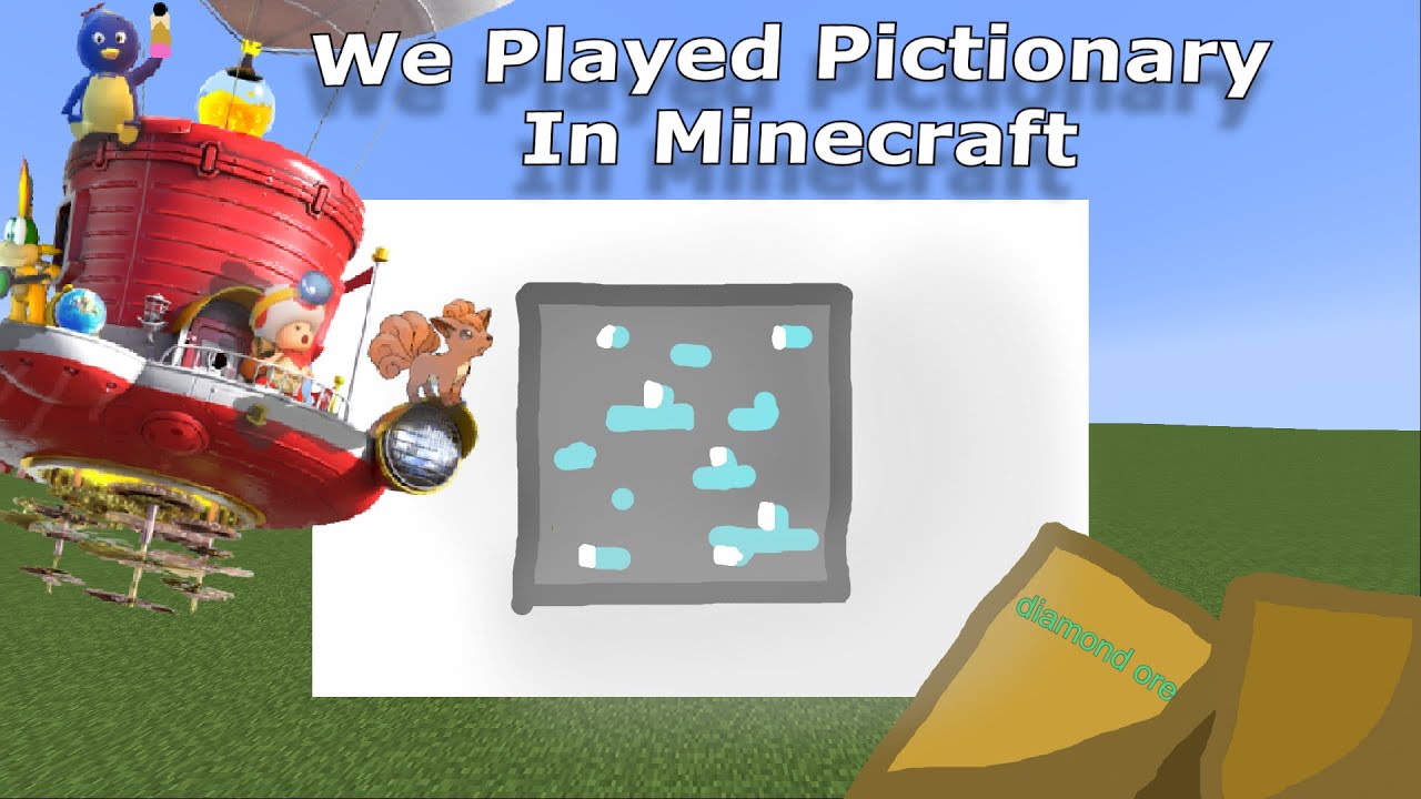 We Played Pictionary In Minecraft - YouTube