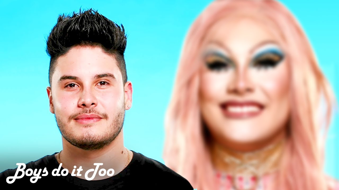 Girlfriend transforms boyfriend into a DRAG QUEEN!👏 - YouTube