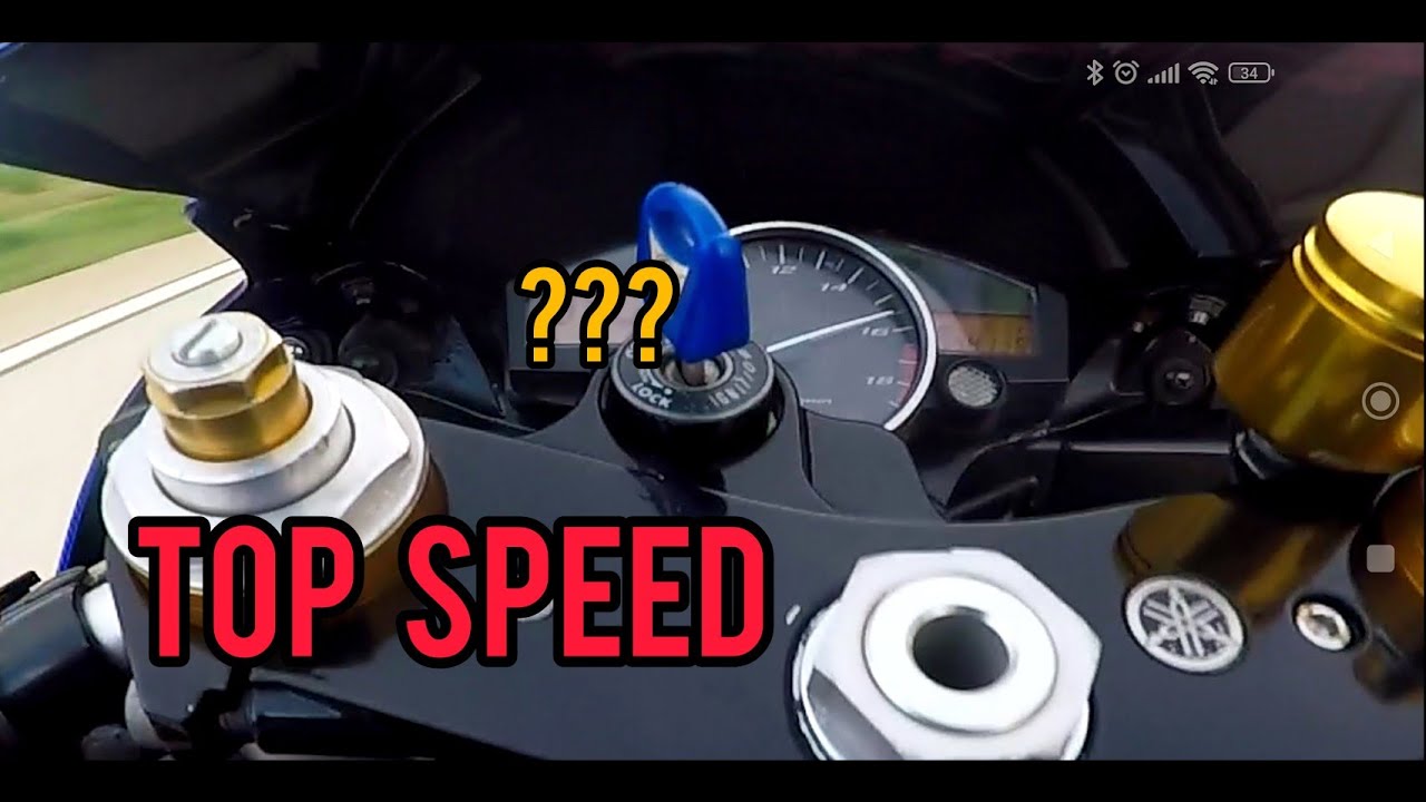 YAMAHA R6 - TOP SPEED | Qual velocidade essa R6 chegou?? - YouTube