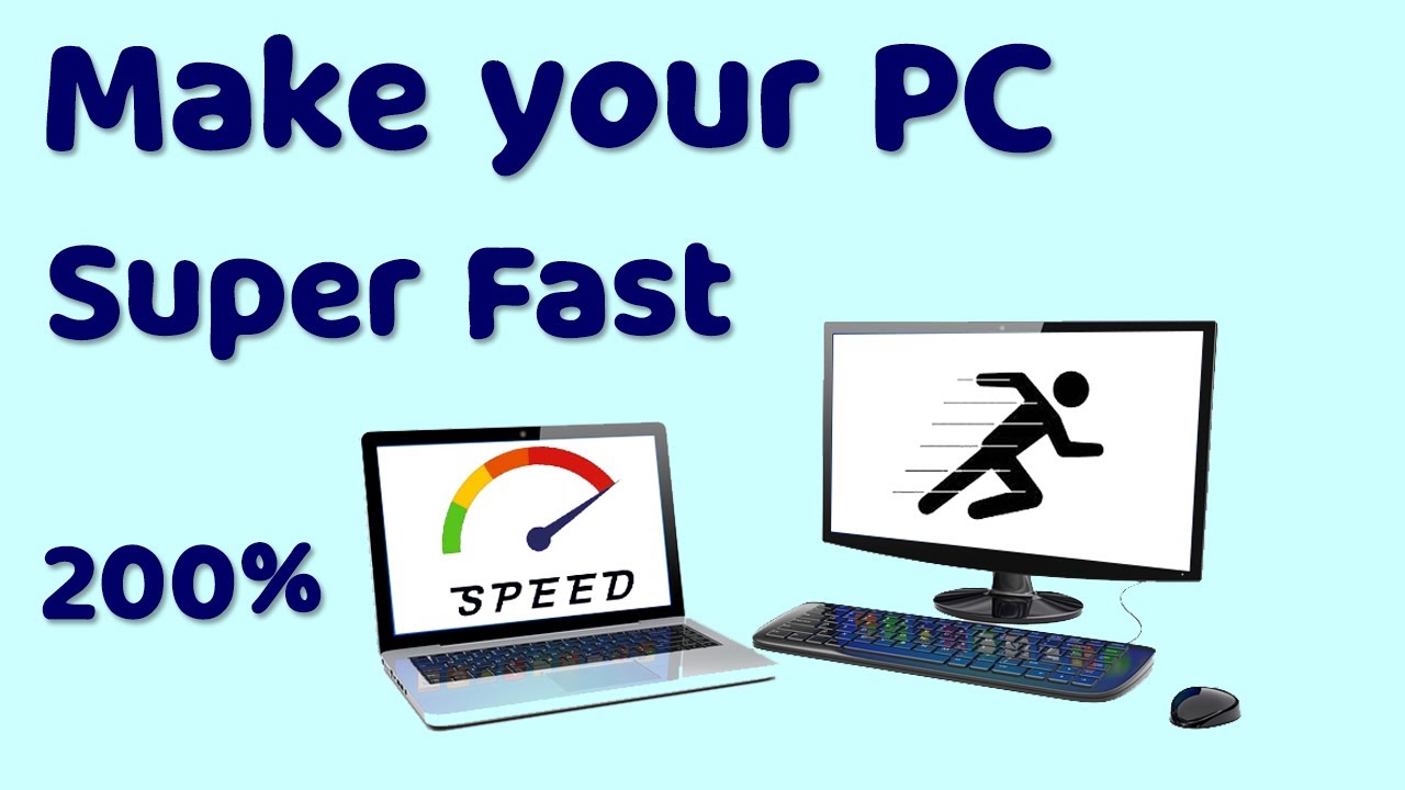 Make your computer supper fast just one click || Speed up your computer ...