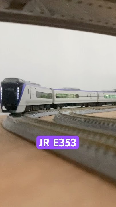 JR e353 #train #miniaturkeretaapi #tomix #nゲージ #modeltrains #railway #keretaapi #automobile # ...