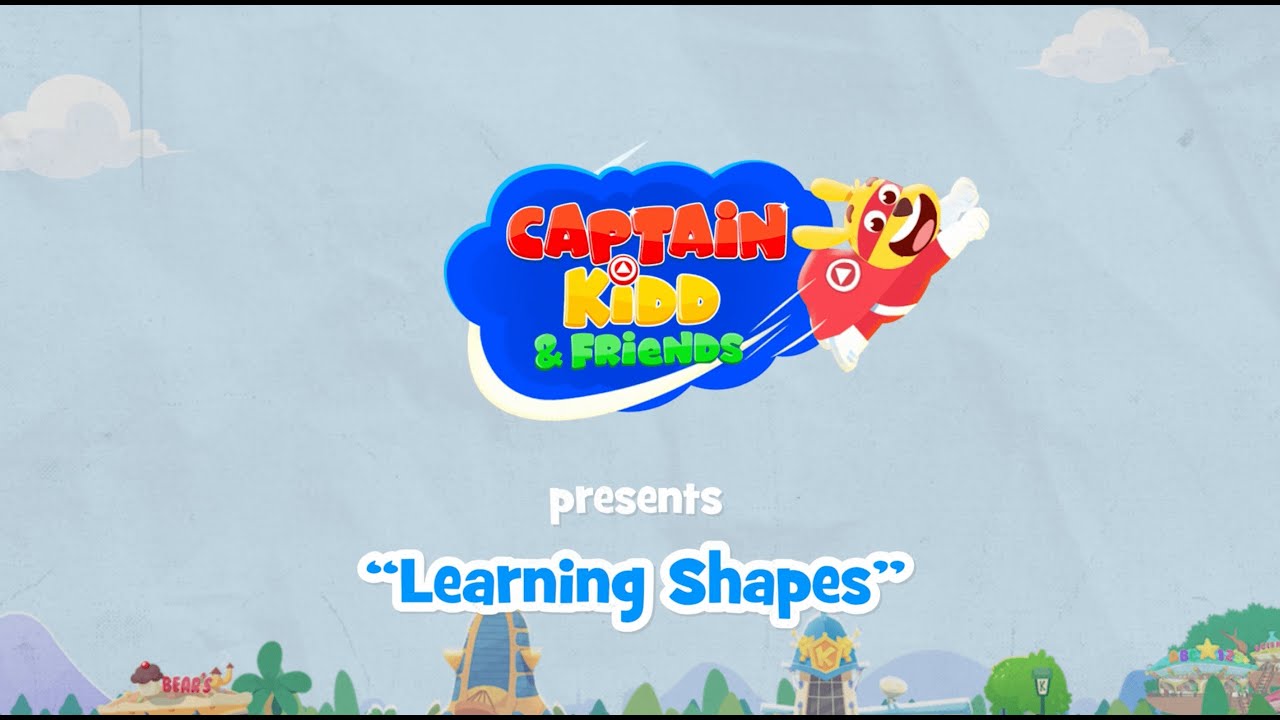 Learning Shapes | Captain Kidd & Friends | Nursery Rhymes & Kids Songs ...