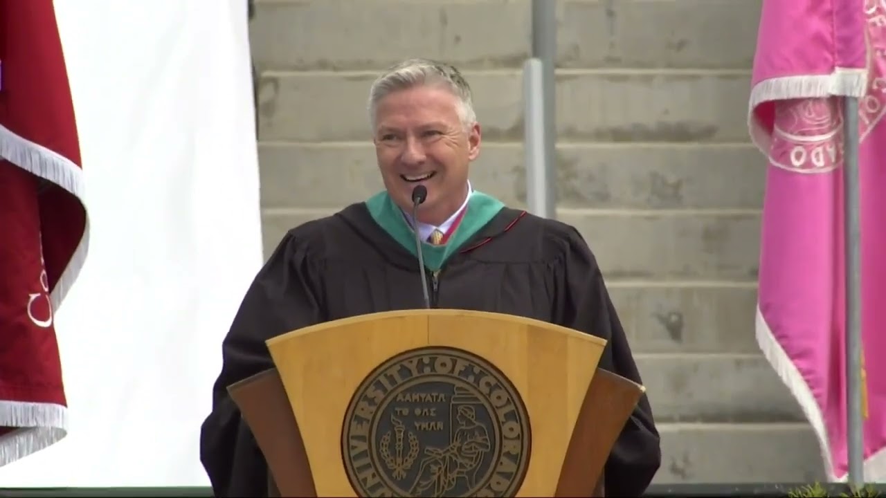 NBC News correspondent Tom Costello 2022 commencement address at CU ...