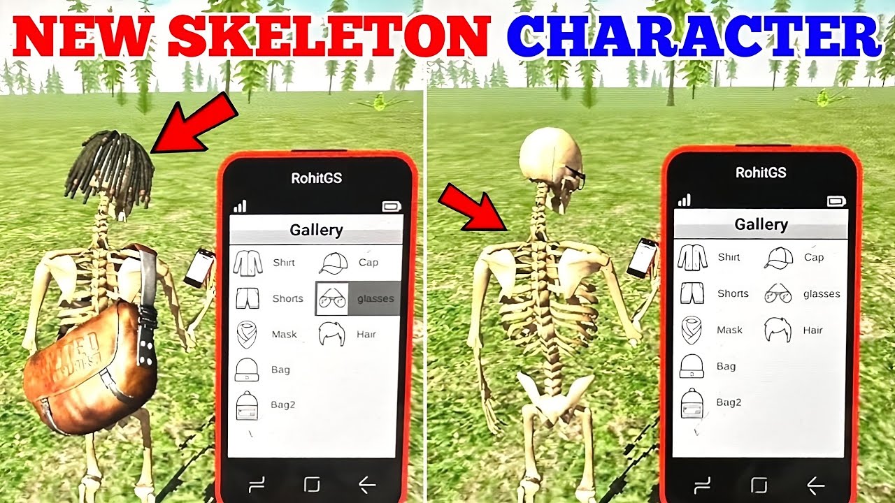 New Skeleton Character Cheat Code in Indian Bike Driving 3D New Update ...