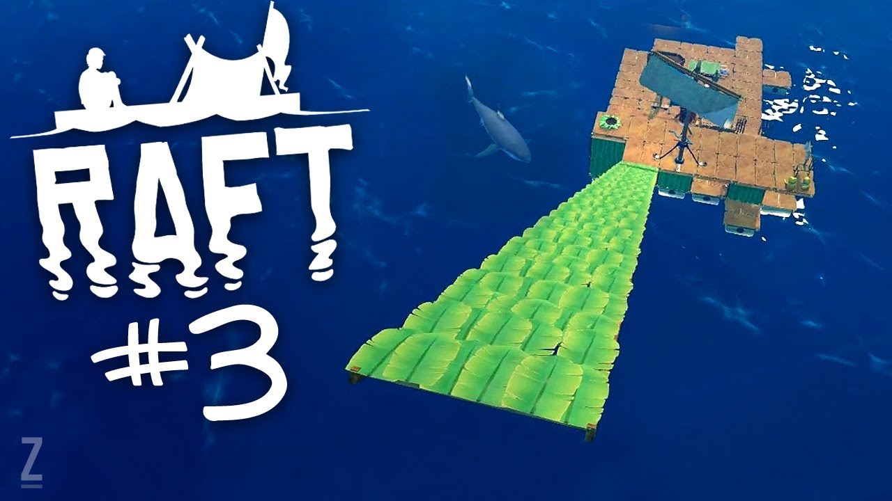 THE ROOF RAMP | Raft Co-Op Survival Gameplay Part 3 - YouTube