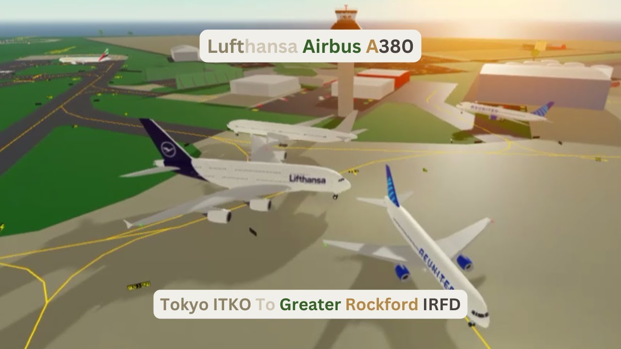 Flight Biggest Fleet Lufthansa Airbus A380 Tokyo ITKO To Greater ...