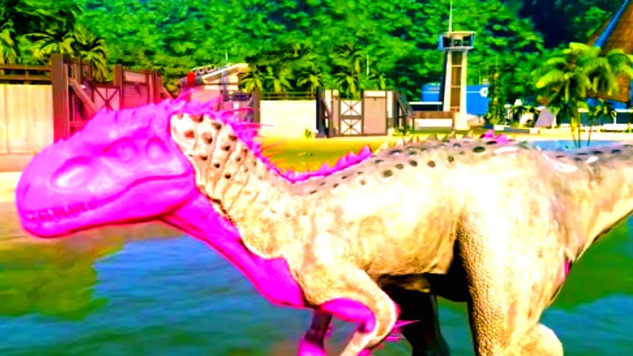 Dinosaurs jurassic world evolotion2: T-rex,Pink Indominusrex ...