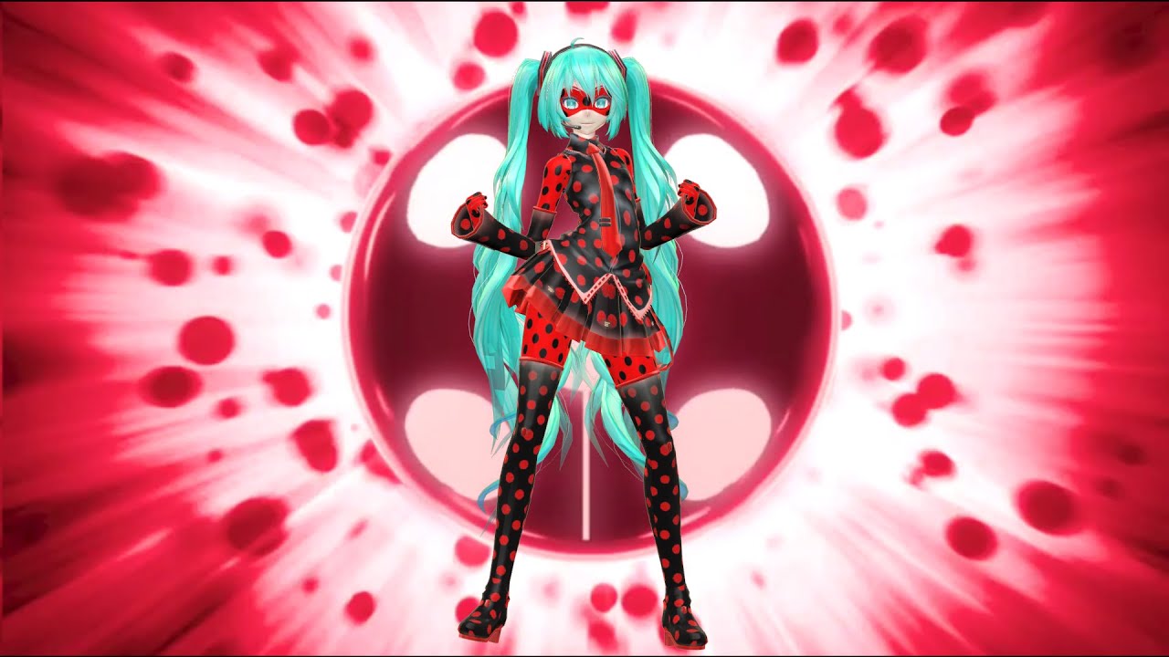 🐞Miraculous Ladybug MMD🐞 Hatsune Miku with the ladybug miraculous ...