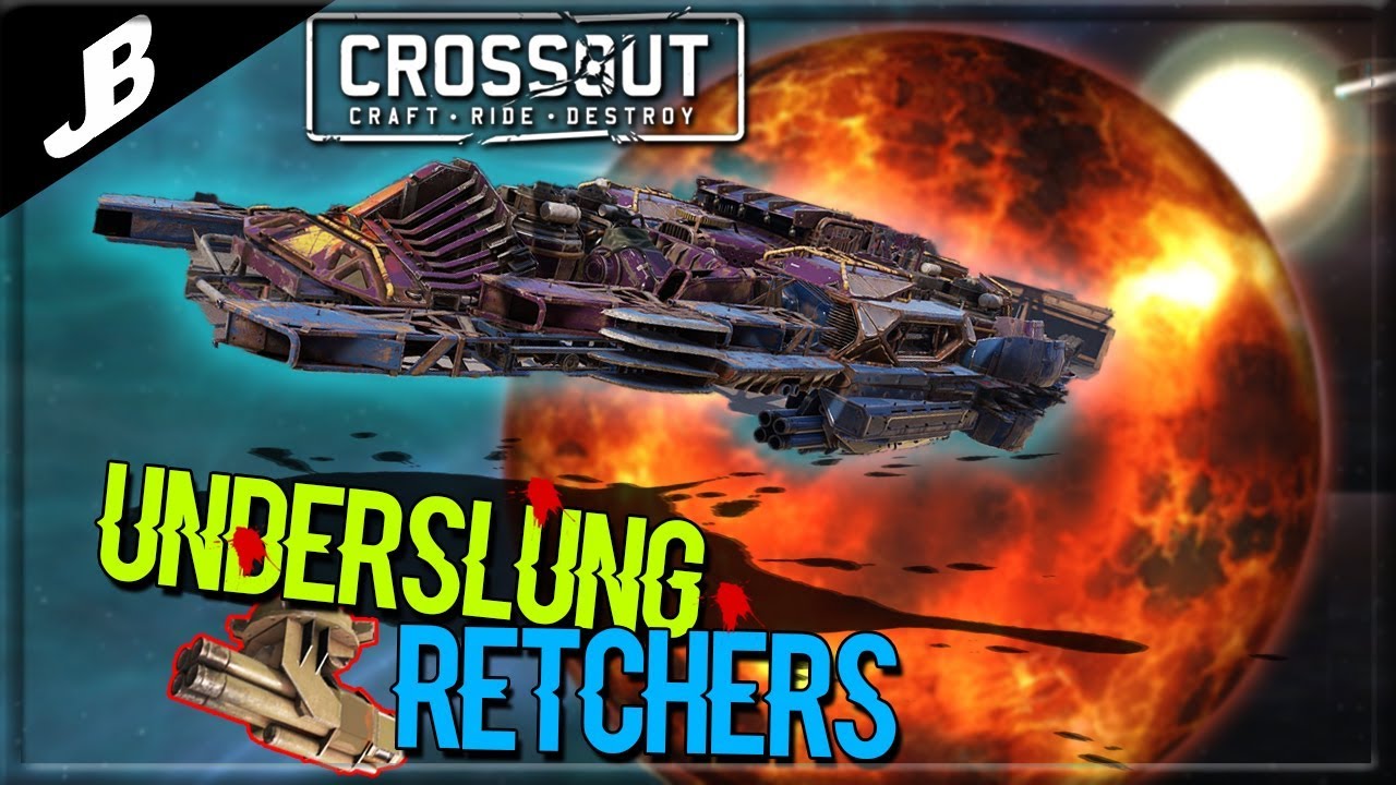 Underslung Retcher Hover + Harpy Cabin BIG EXPLOSIONS - Crossout ...