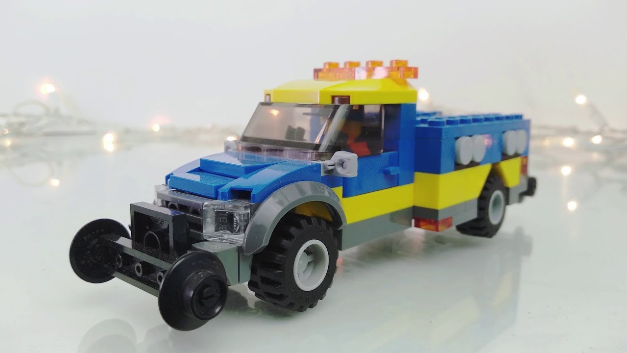 Custom LEGO Hi-Rail Railroad Maintenance Truck! - YouTube