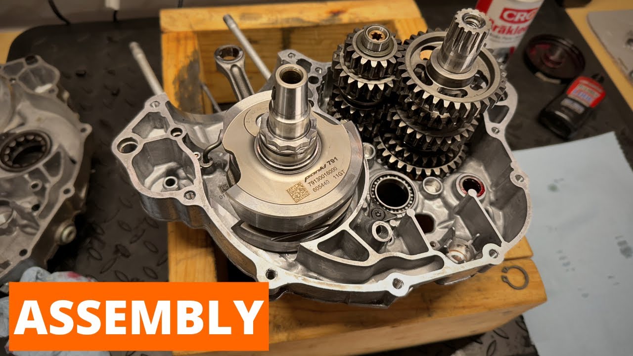 KTM 250SX-F BOTTOM END ASSEMBLY - YouTube