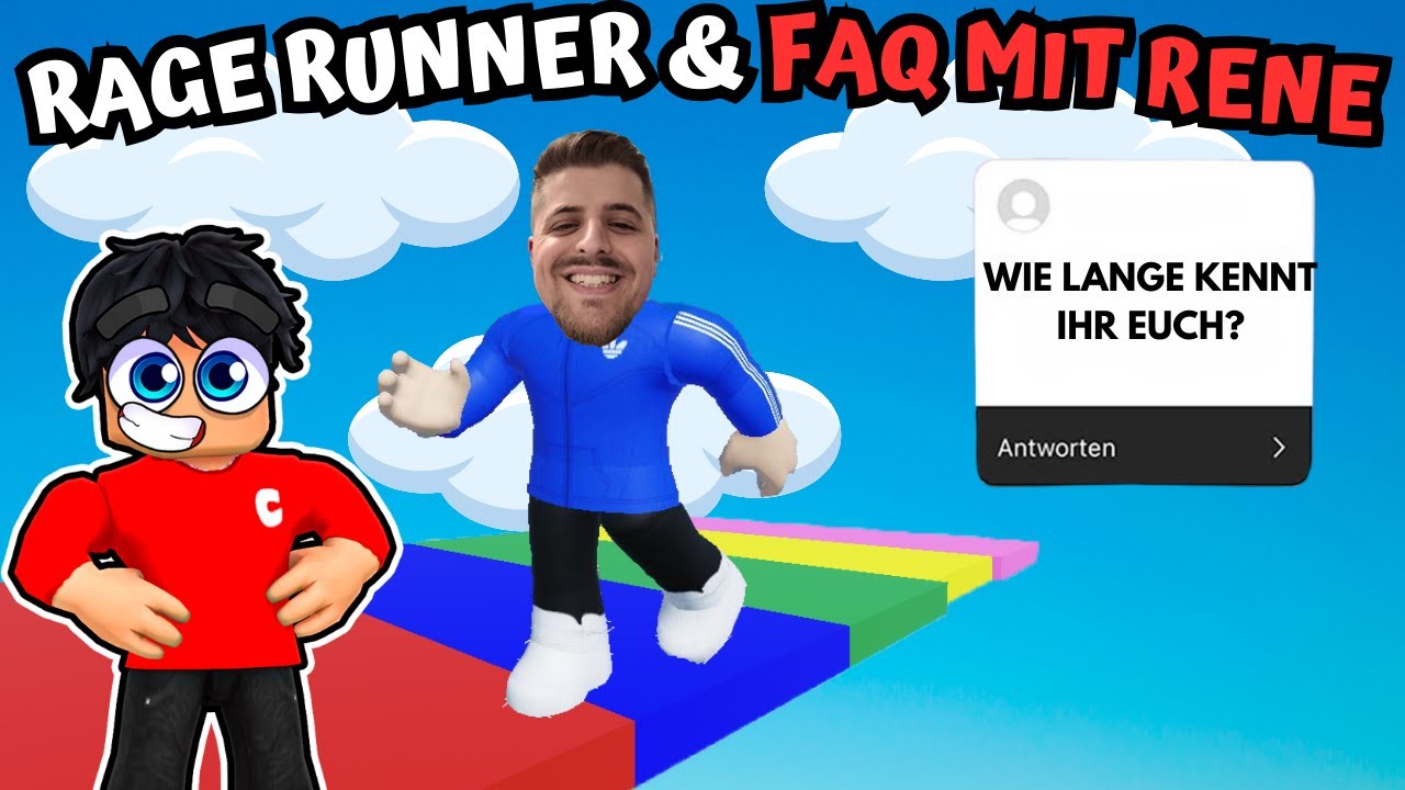 CLAUDIO UND RENE SPIELEN RAGE RUNNER UND BEANTWORTEN FRAGEN! | Roblox ...
