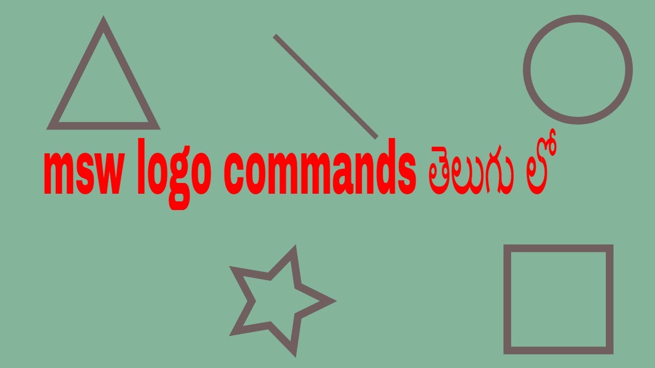 Commands Of Logo Commands Msw Logo Commands In commands-of-logo-commands-msw-logo-commands-in