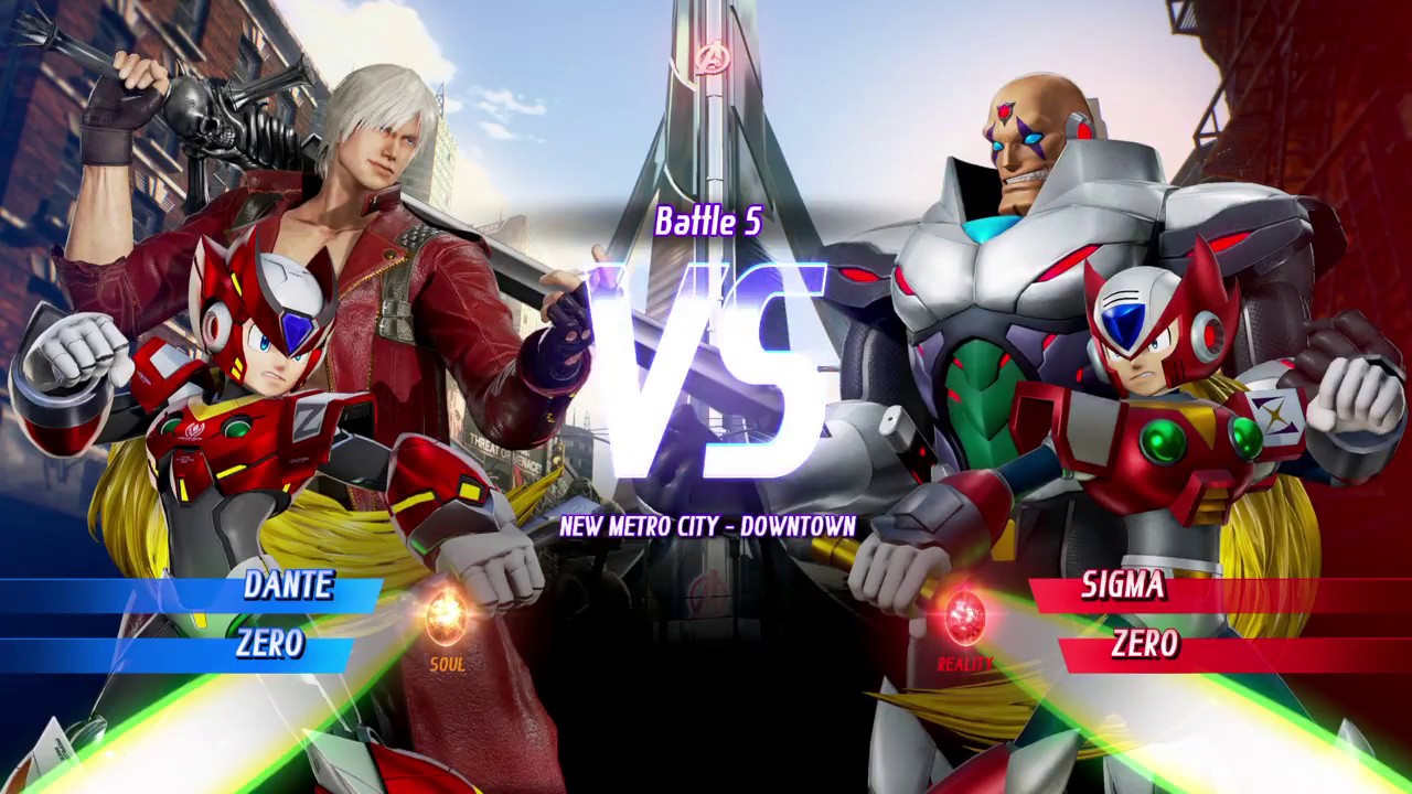 MARVEL VS. CAPCOM: INFINITE Dante,Zero Alt. Gameplay In Arcade Mode ...