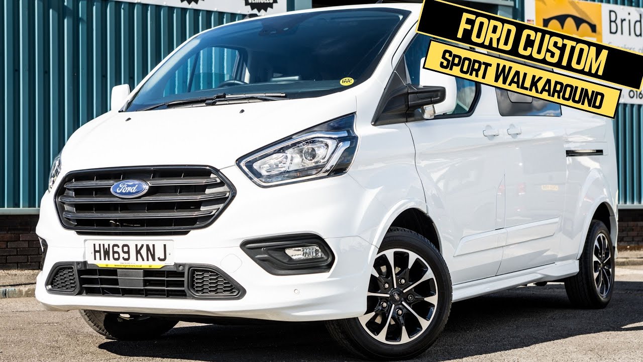 Ford Transit Custom Sport D/Cab Detailed Walkaround Walk & Talk - YouTube