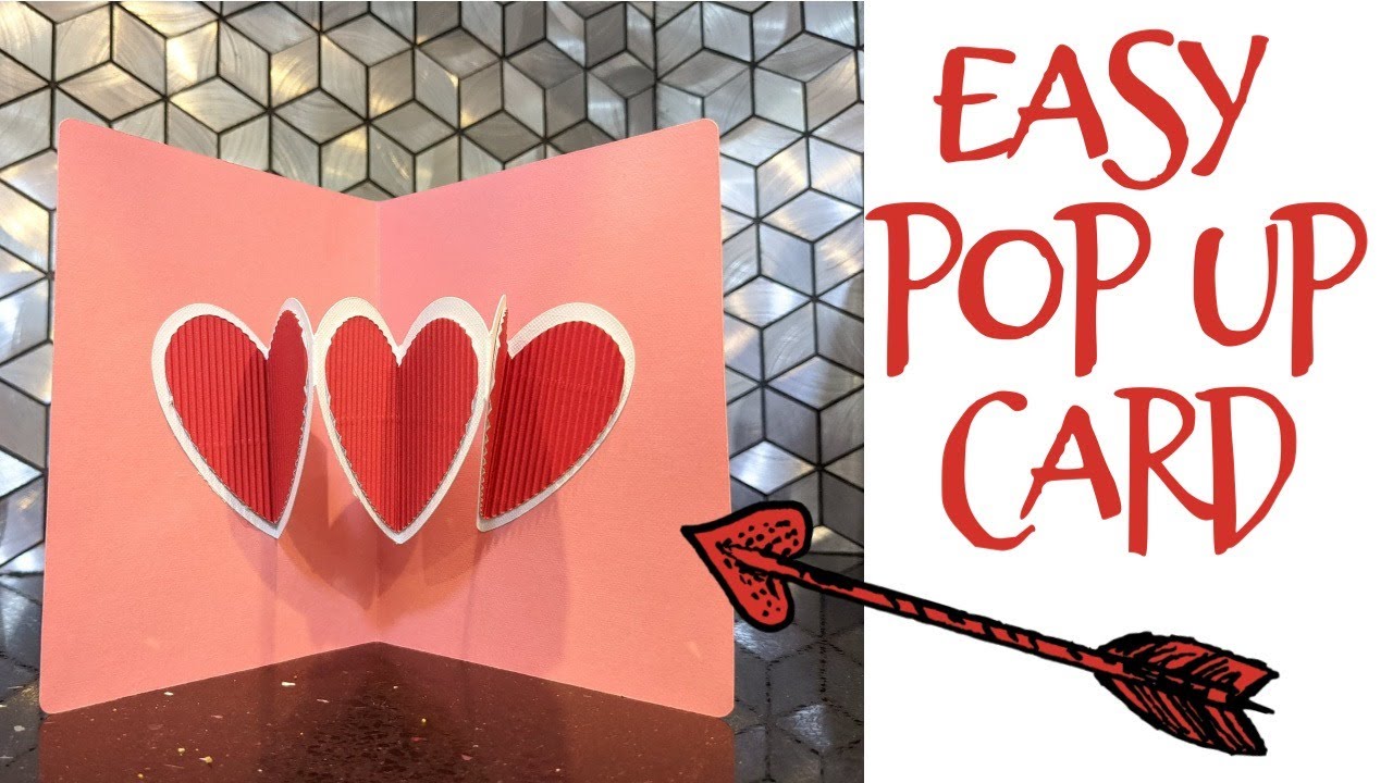 Easy Pop Up Card made with Cricut - YouTube