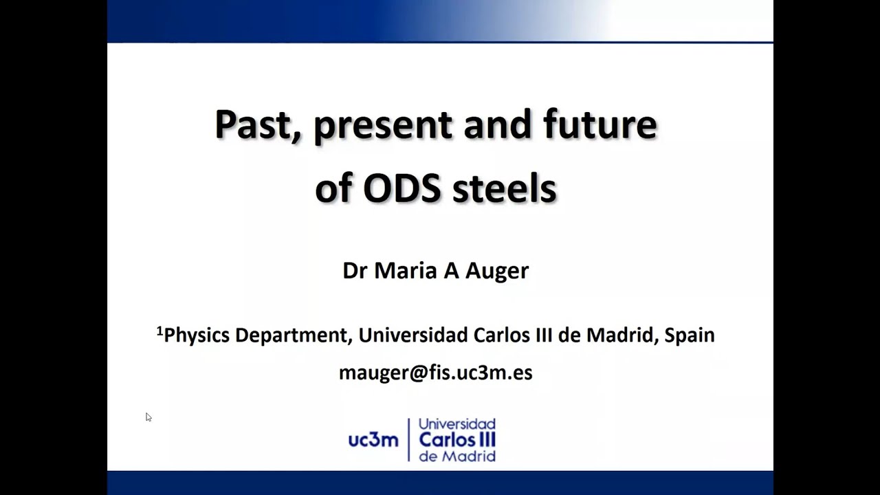 "Past, present and future of oxide dispersion strengthened (ODS) steels ...