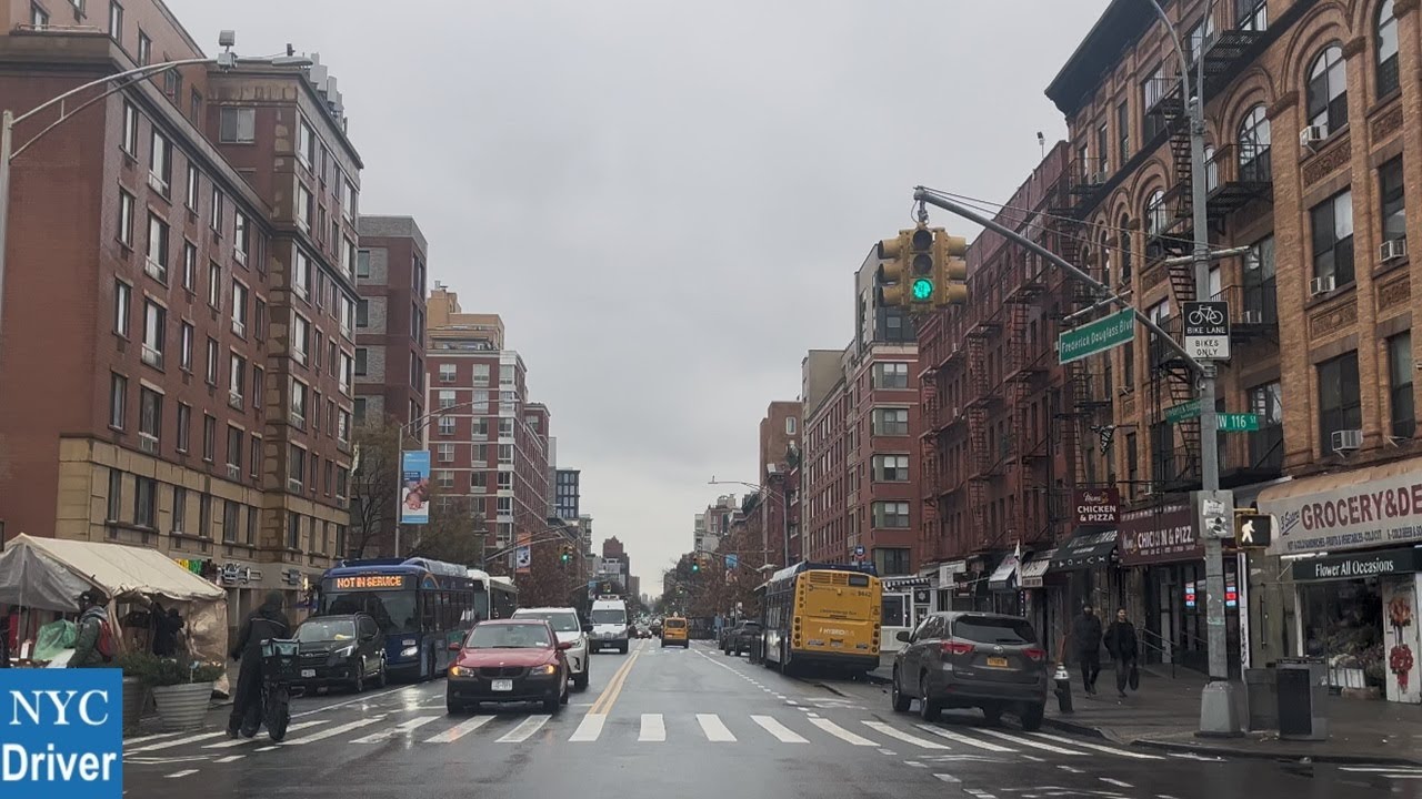 New York City | 4K Driving in Harlem, Manhattan, NY - YouTube