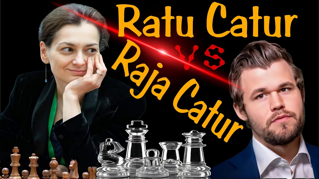 RATU CATUR BERTAHAN & RAJA CATUR MENYERANG SECARA BRUTAL ️Magnus ...