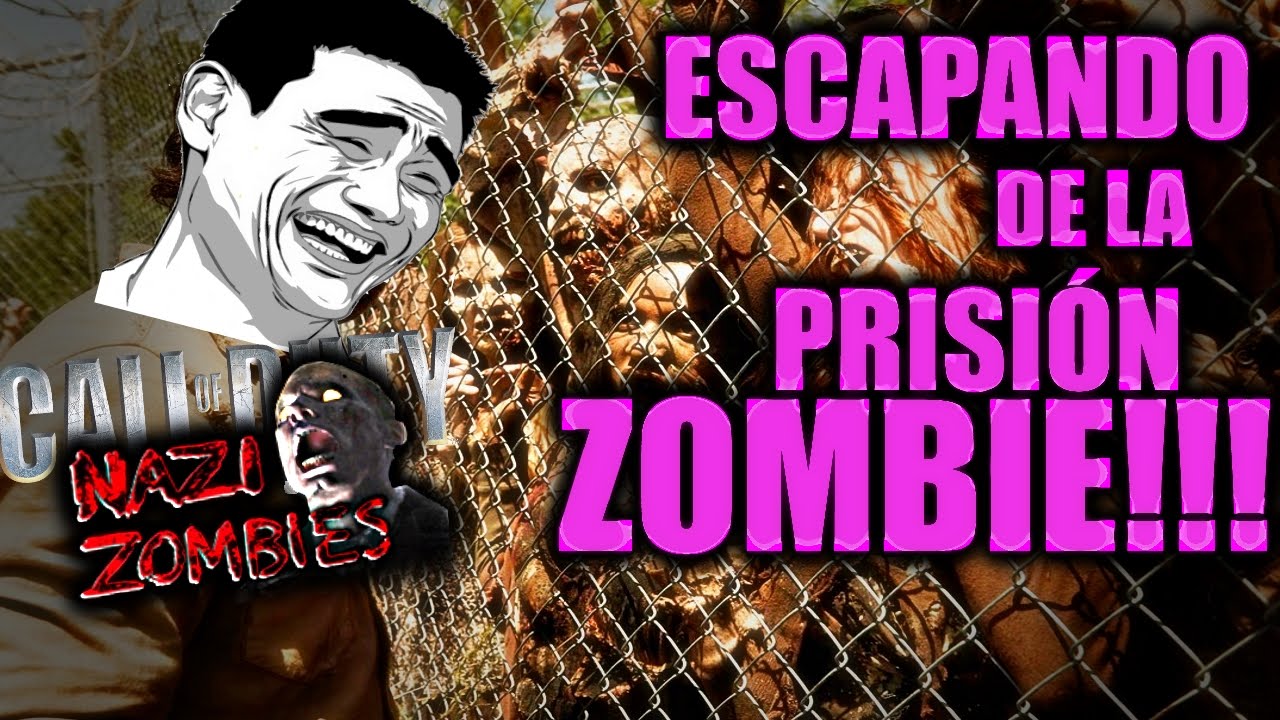 ESCAPANDO DE LA PRISIÓN ZOMBIE! | MAP ESCAPE ASYLUM | CUSTOM MAP ...