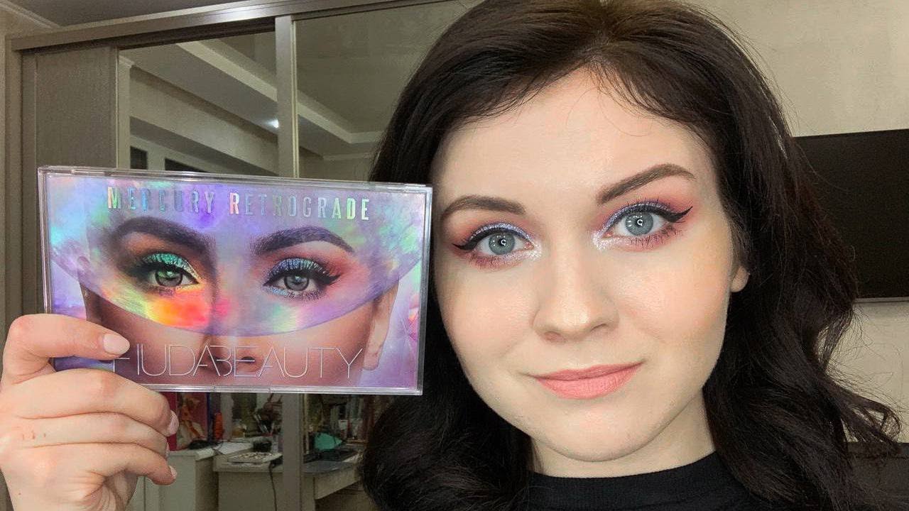 МАКИЯЖ HUDA BEAUTY ПАЛЕТКОЙ HUDA BEAUTY / KRISTINA PROTSENKO - YouTube