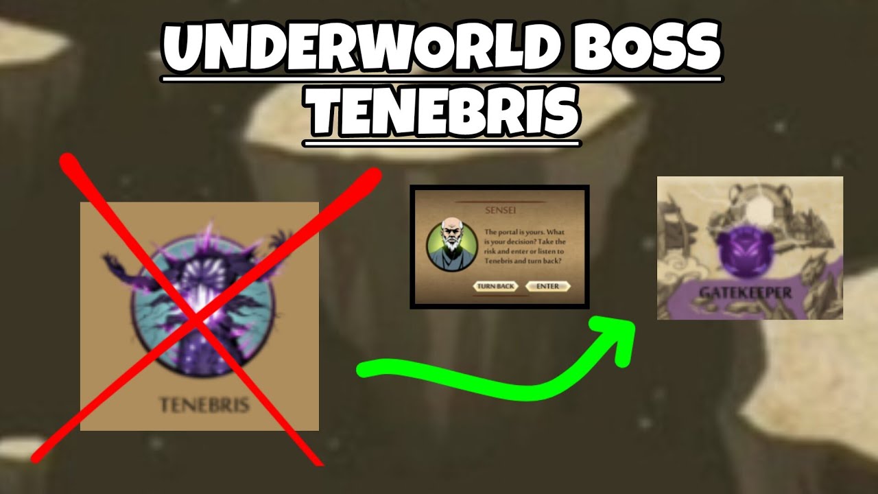 UNDERWORLD BOSS TENEBRIS IS HERE! | PART 41 | #shadowfight2 - YouTube