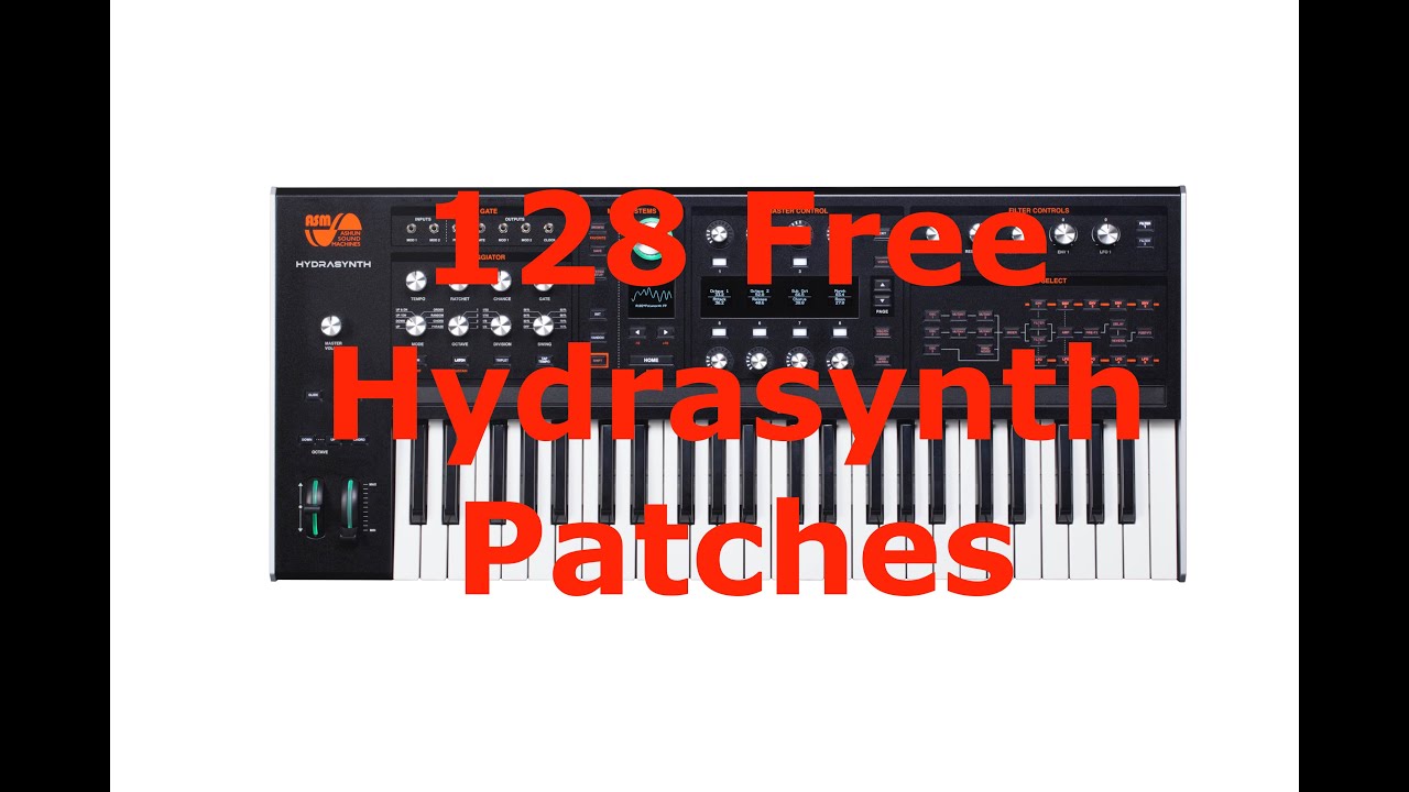 128 Free ASM Hydrasynth patches from the sun god RA - YouTube