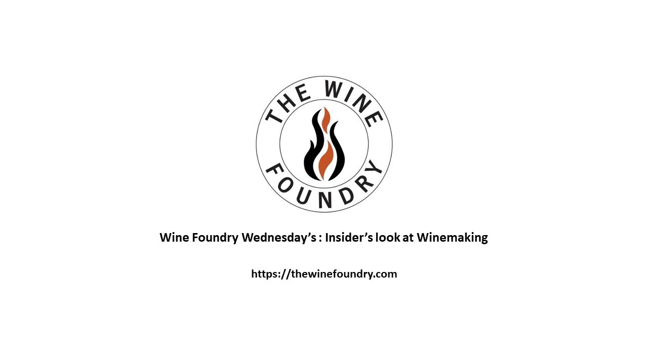 Wine Foundry Wednesday: An Insider's look at Winemaking with Mike ...