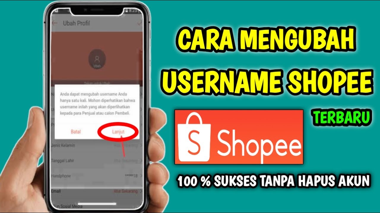 Cara Ganti Username di Shopee ( Cara Merubah Username Shopee ) - YouTube