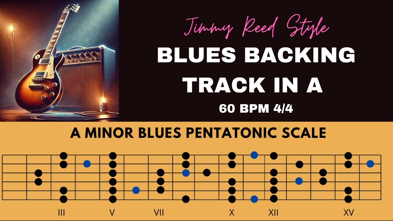 Blues Backing Track in A (Jimmy Reed Style) with Major & Minor Blues ...